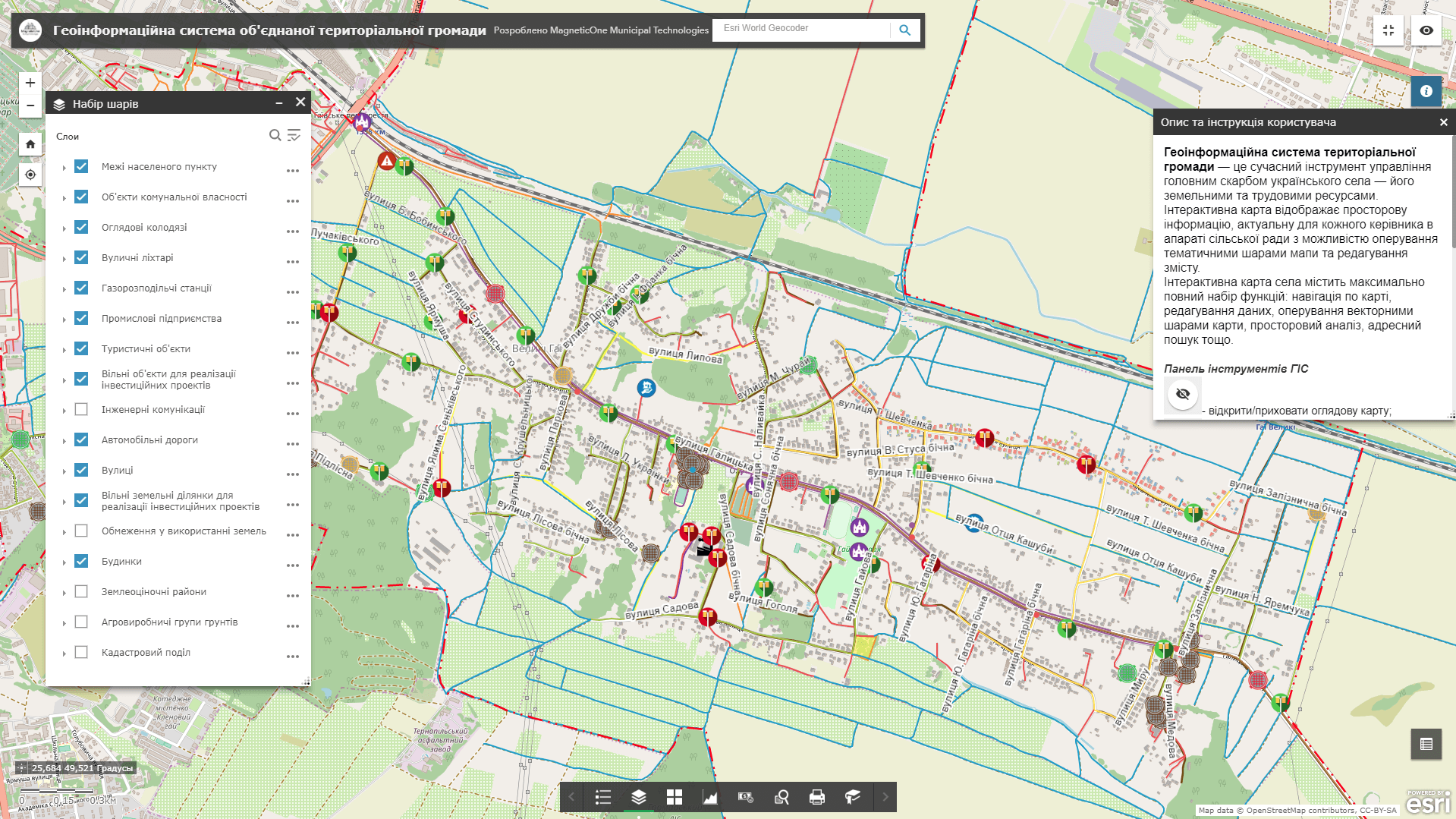 M1MT: Interactive village map – MagneticOne Municipal Technologies