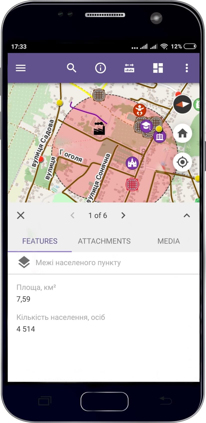 Interactive village map