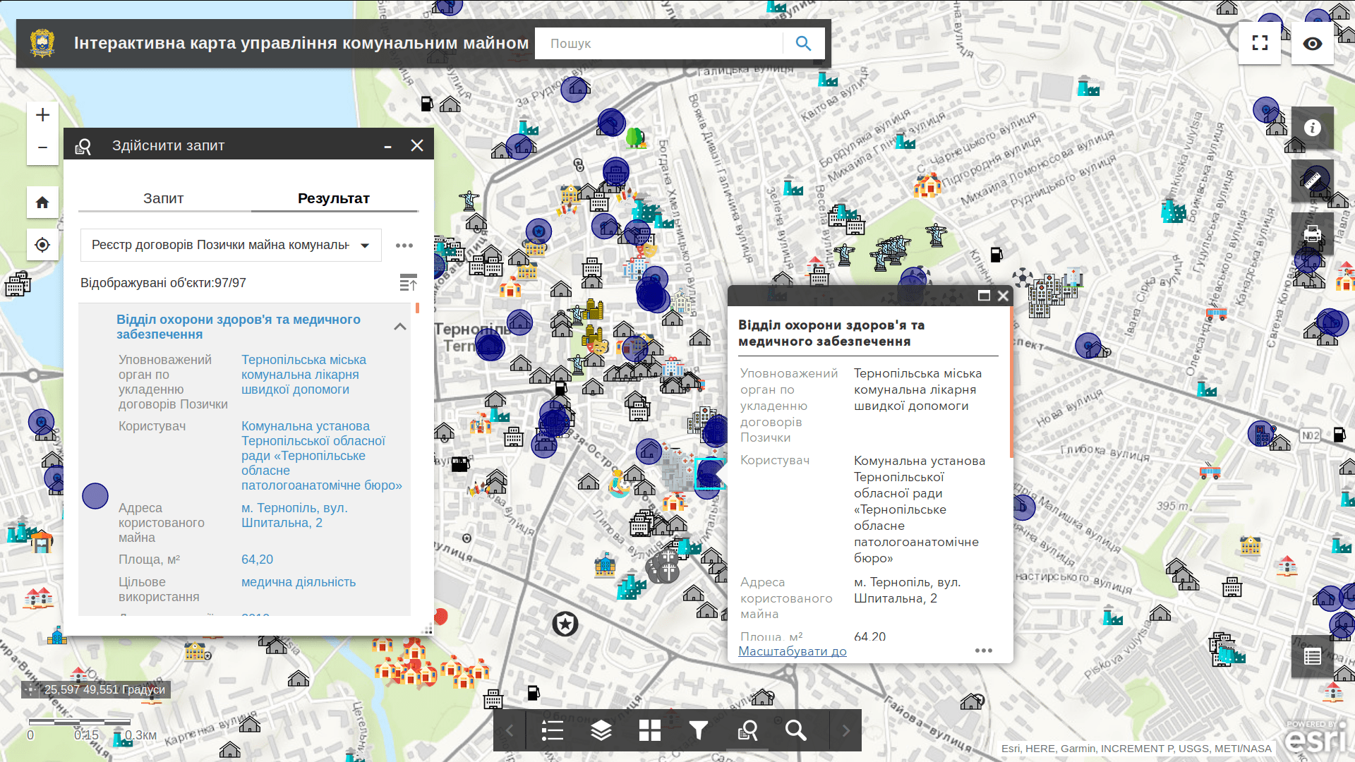 M1MT: Interactive map of communal property management